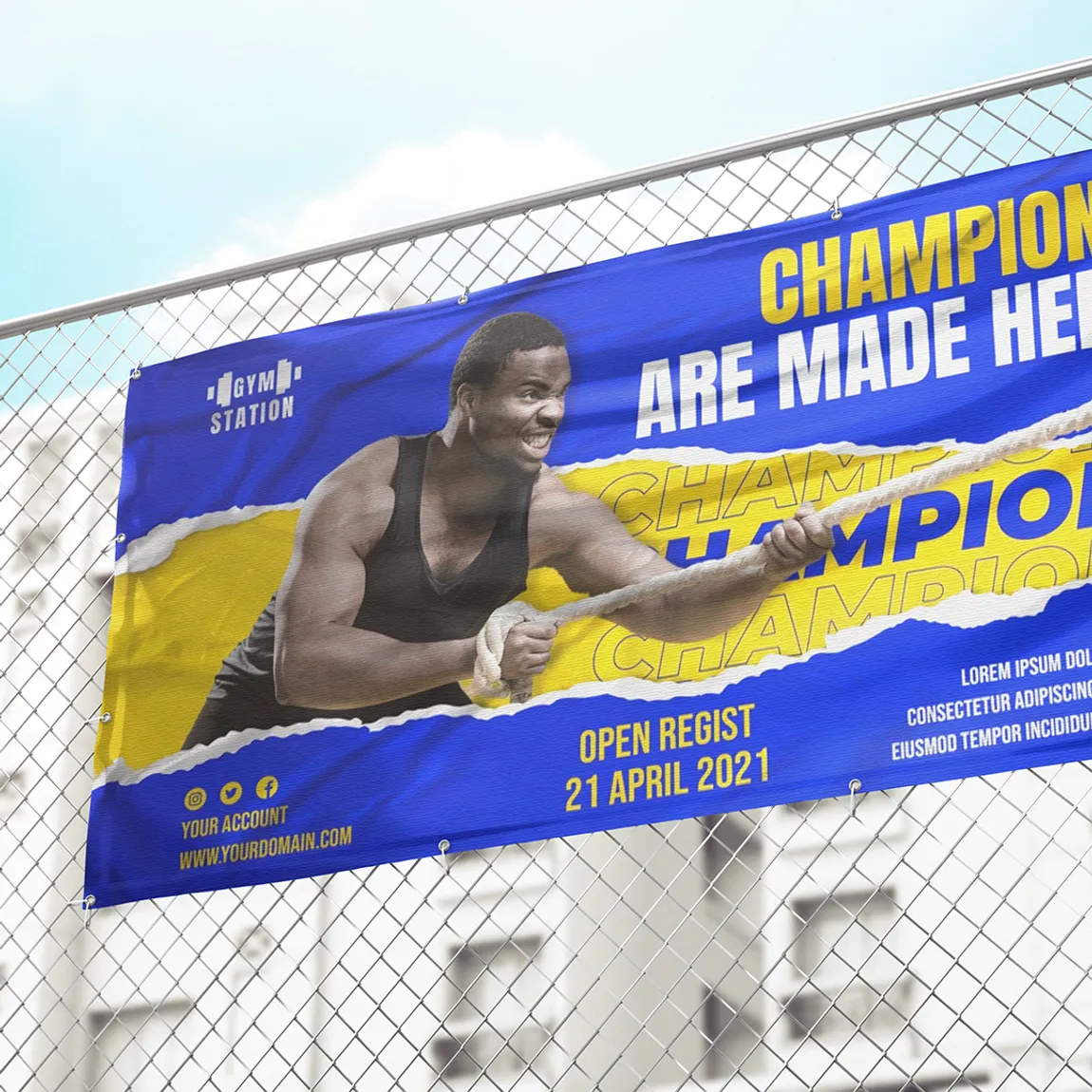 Displays & Banners - Custom Fence Banners