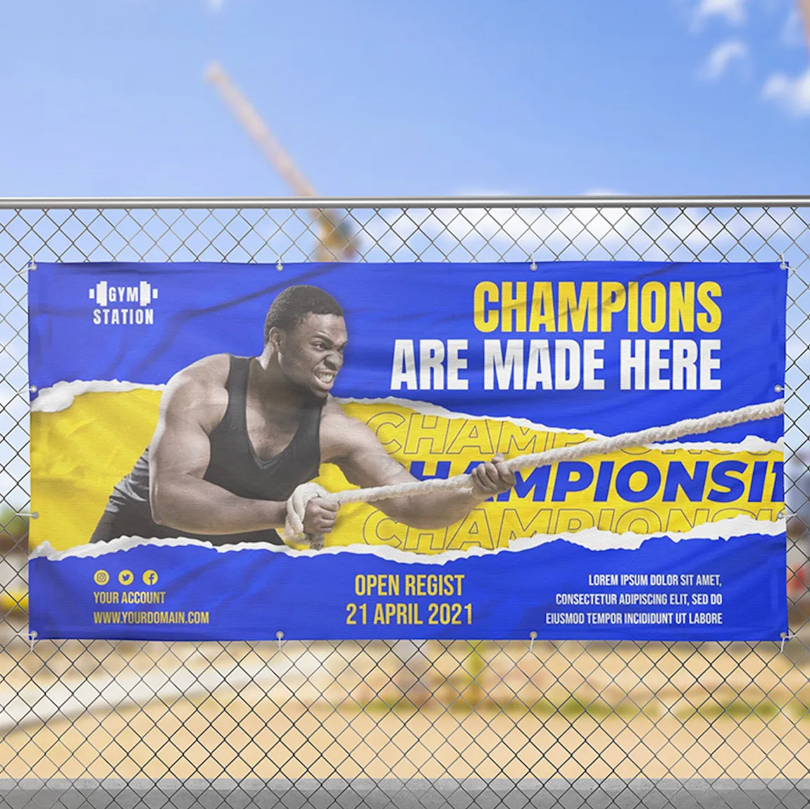 Displays & Banners - Custom Fence Banners