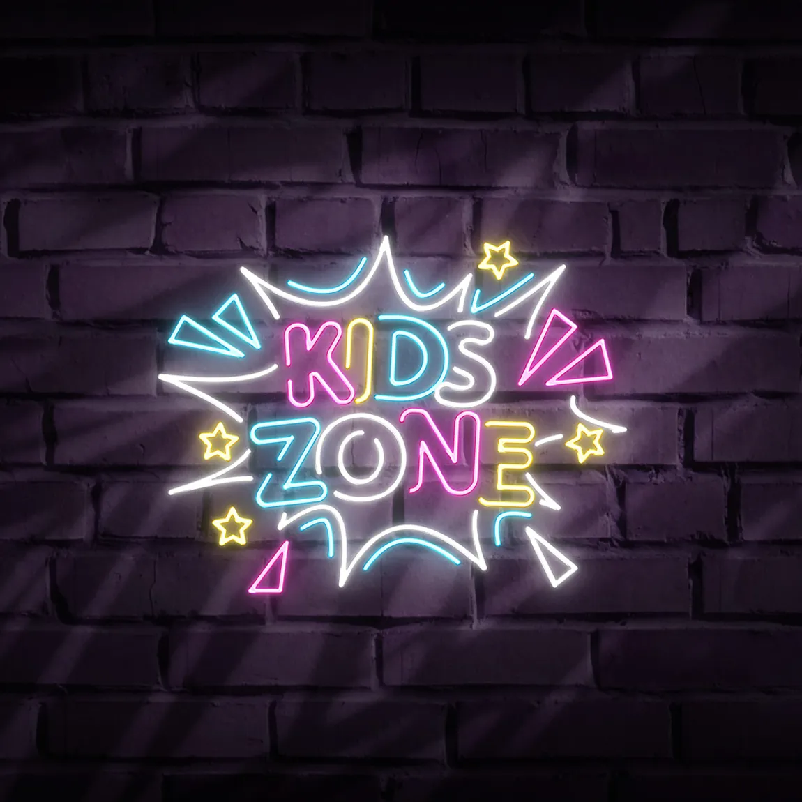 Kids Zone Neon Signs