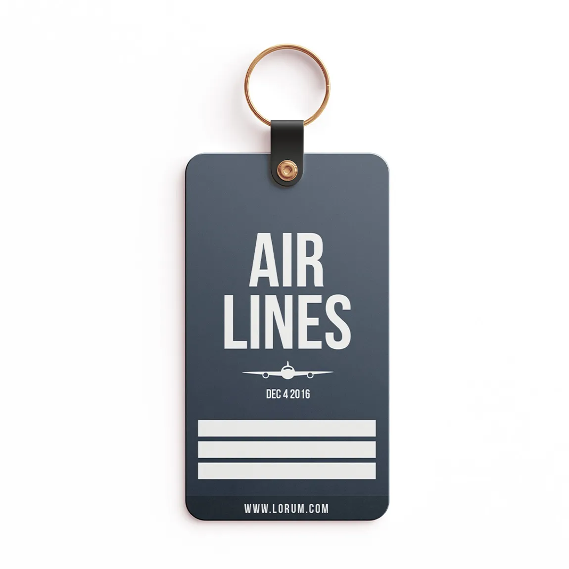 Keychains - Custom Luggage Tag Keychains