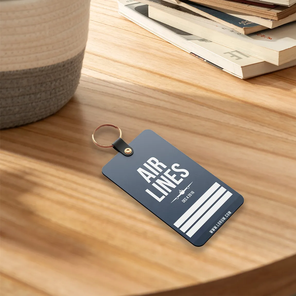 Keychains - Custom Luggage Tag Keychains