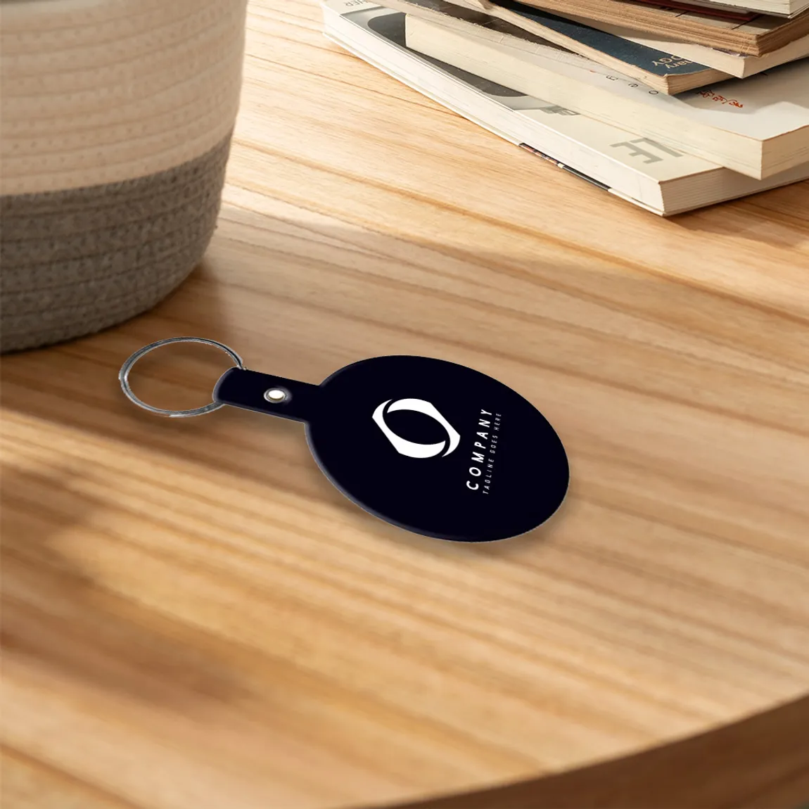 Keychains - Custom Circle Flexible Keychains