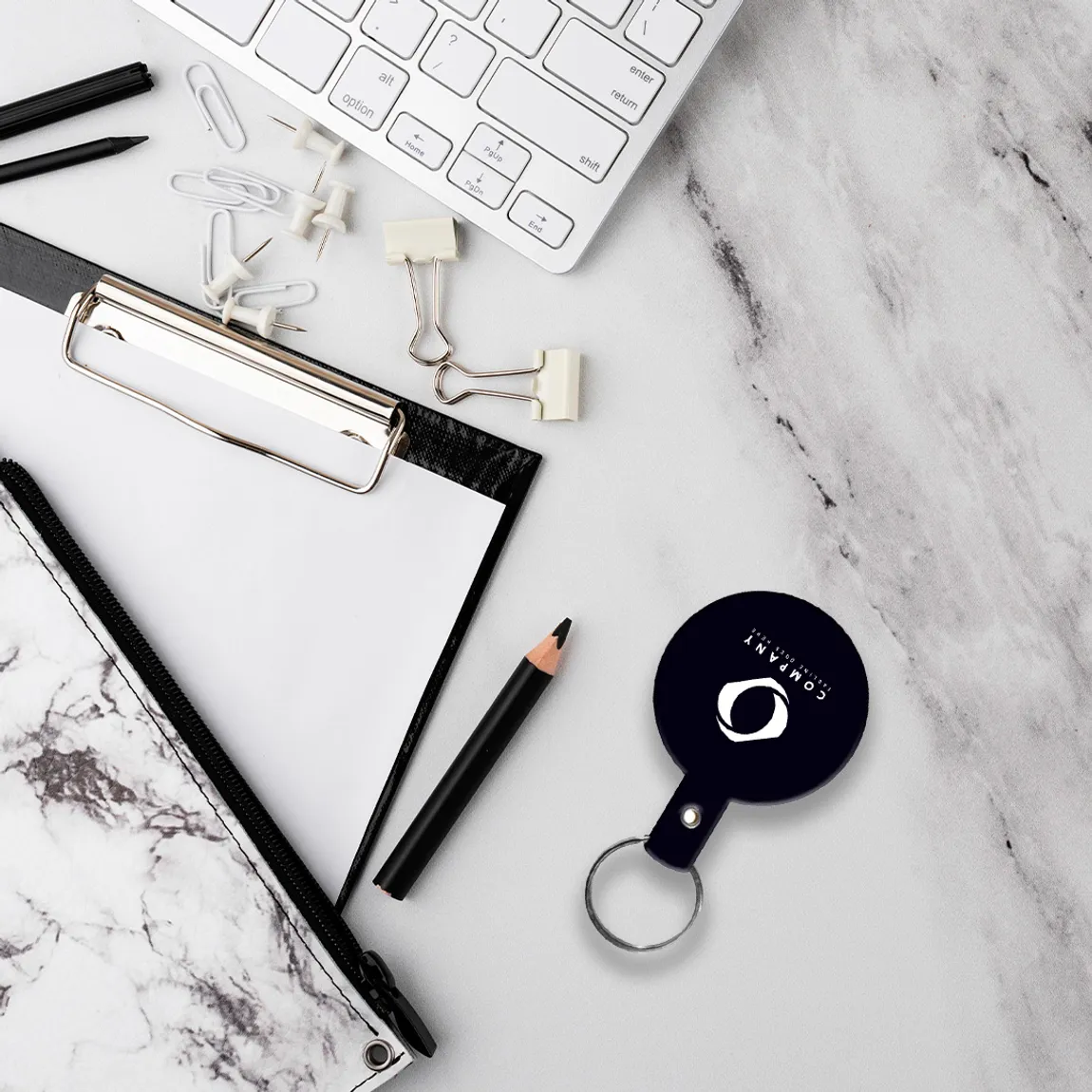 Keychains - Custom Circle Flexible Keychains