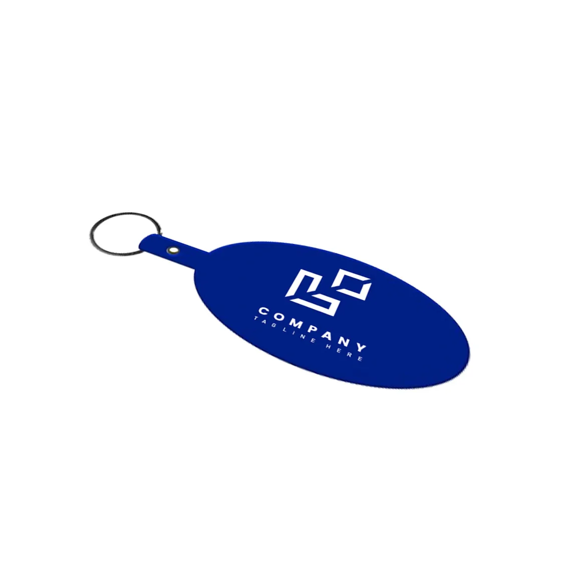 Keychains - Custom Oval Flexible Keychains