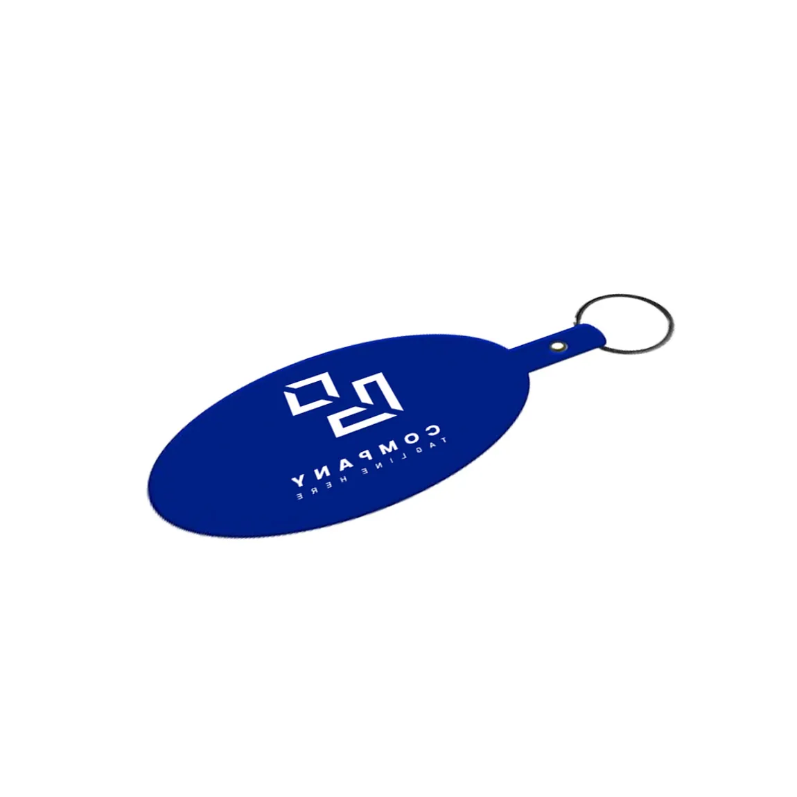 Keychains - Custom Oval Flexible Keychains