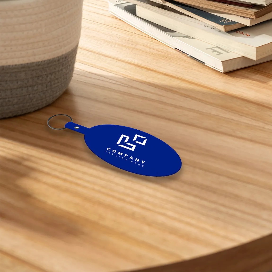 Keychains - Custom Oval Flexible Keychains