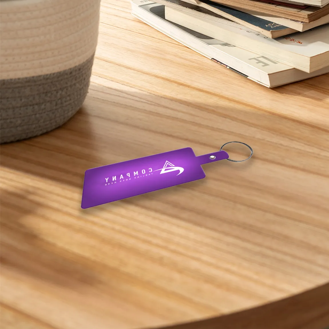 Keychains - Custom Rectangle Flexible Keychains