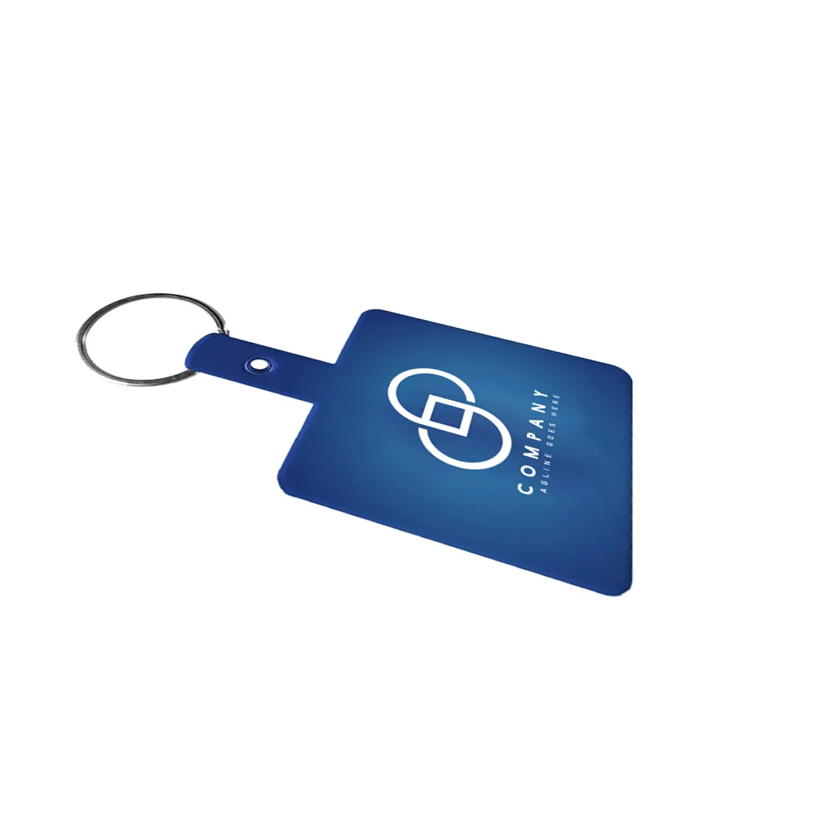 Keychains - Custom Square Flexible Keychains