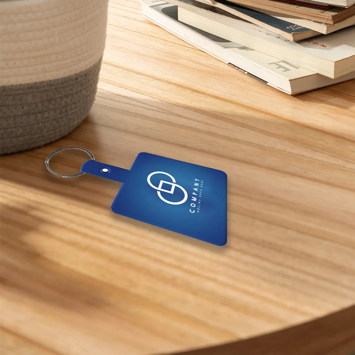 Keychains - Custom Square Flexible Keychains