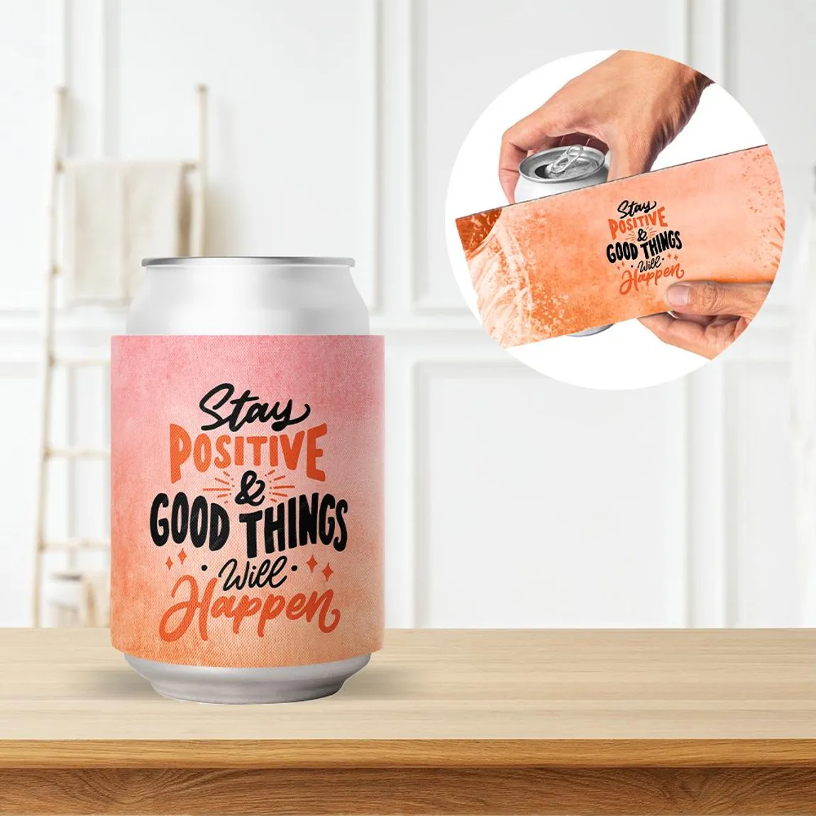 Can Coolers - Custom Full Color Slap Wrap Can Sleeves