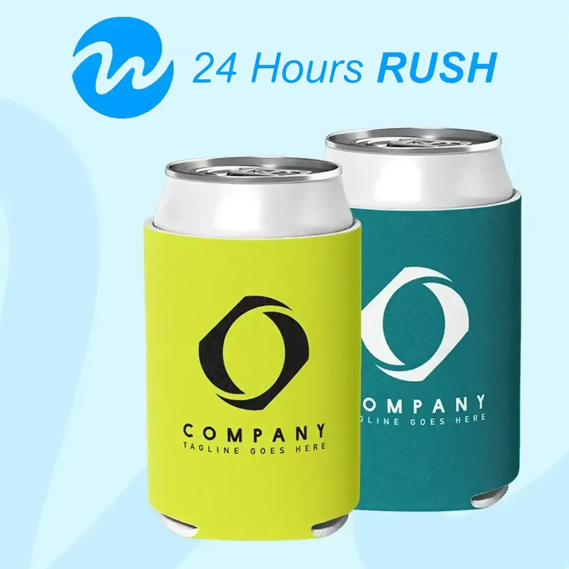 Can Coolers - Custom 24 Hours Rush Can Coolers