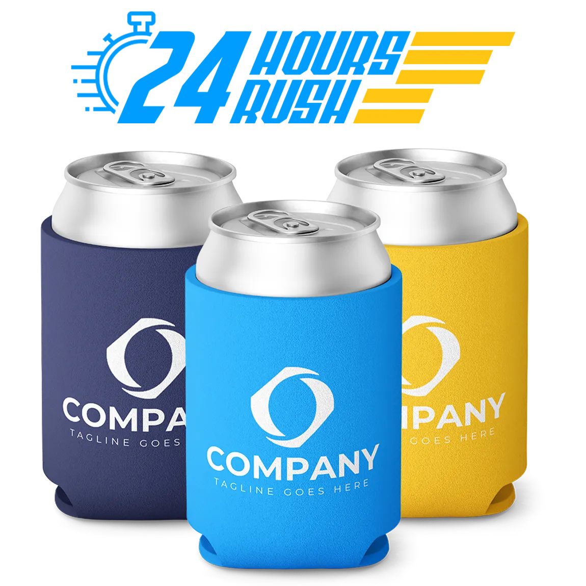 Can Coolers - Custom 24 Hours Rush Can Coolers