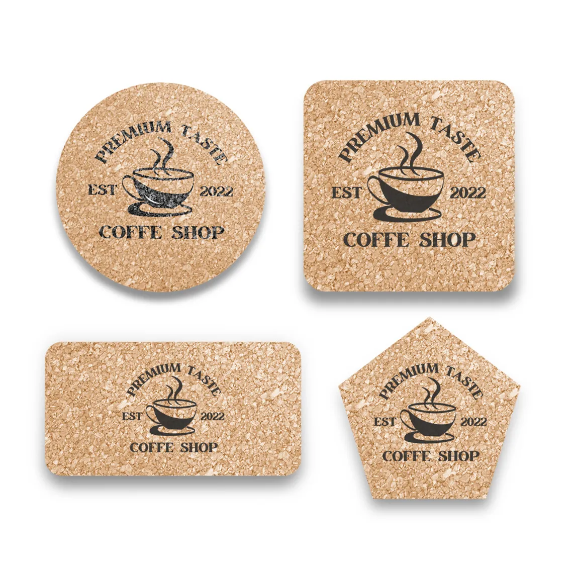 Drinkware - Custom Cork Coasters