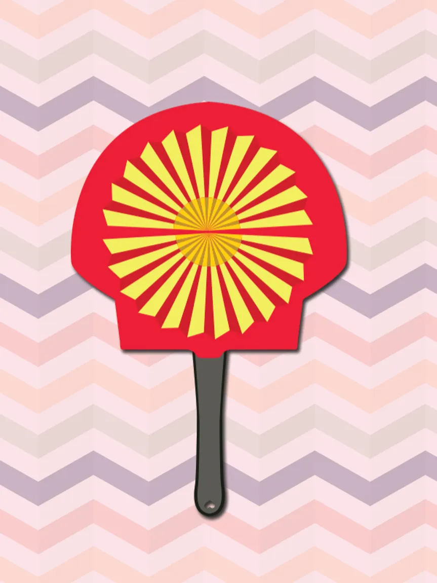 Hand Fans - Custom Shape Fan