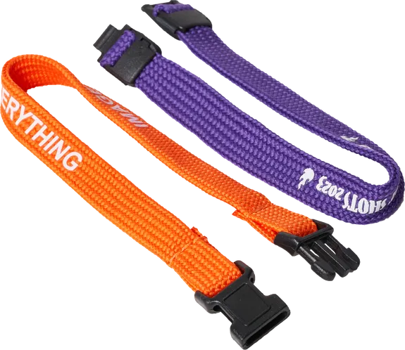 Custom Tube Wrist Lanyards | Customize Colors & Closures
