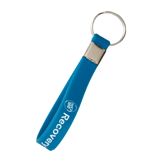 Wristbands - Custom Colorfilled Wristband Keychains