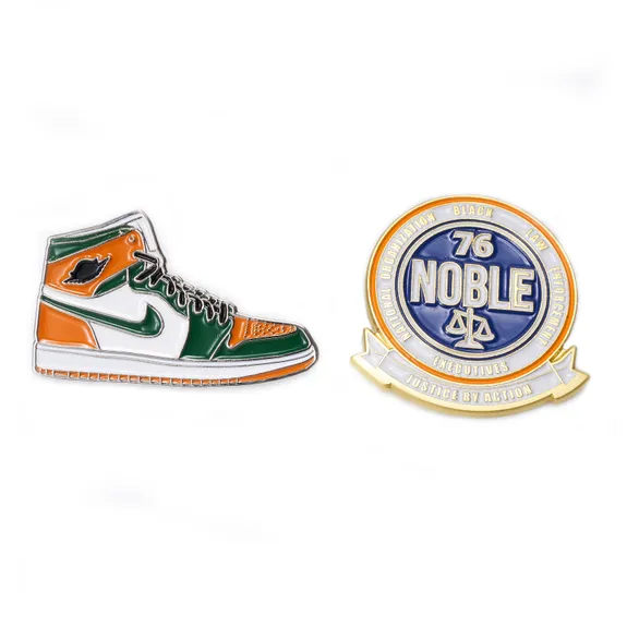 Lapel Pins - Custom Shape Pins