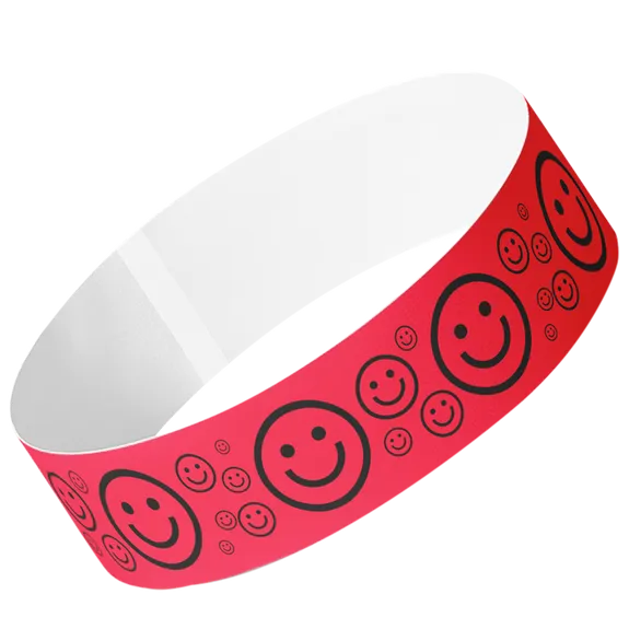 Smiley Face Wristbands | Fun, Secure & Water-Resistant