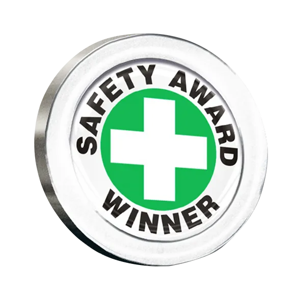 Lapel Pins - Custom Soft Enamel Safety Award Pins