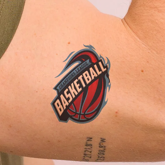 Tattoos - Custom Sports Temporary Tattoos