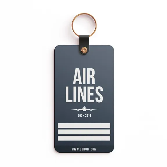 Keychains - Custom Luggage Tag Keychains