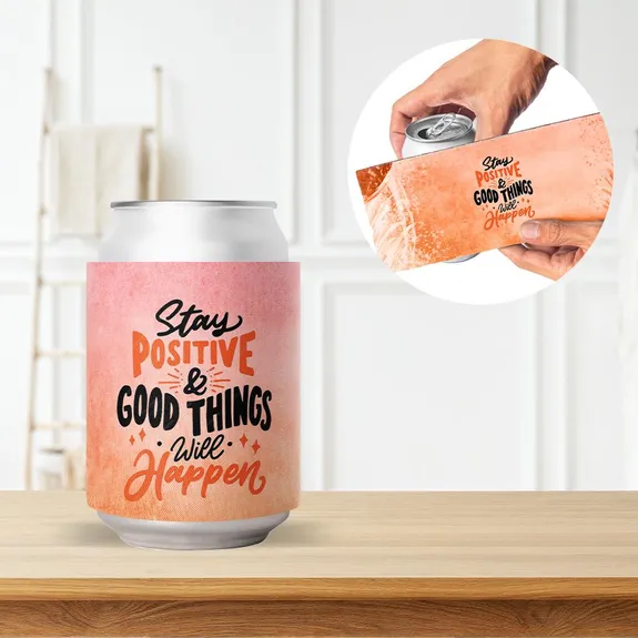 Can Coolers - Custom Full Color Slap Wrap Can Sleeves
