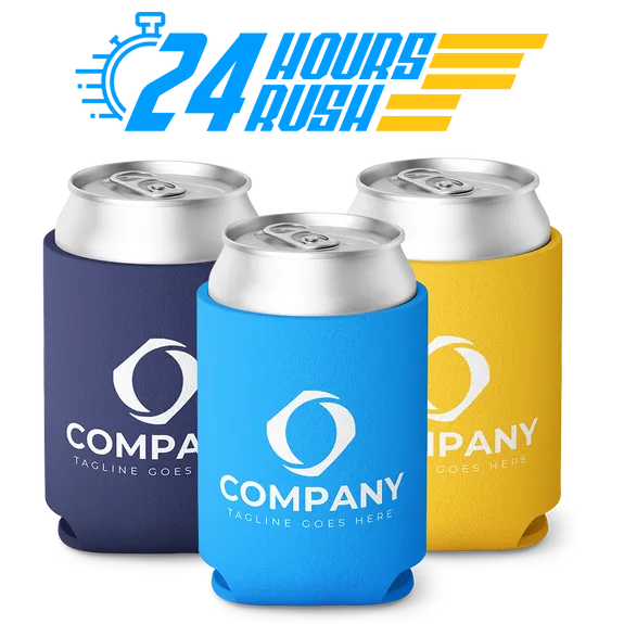 Can Coolers - Custom 24 Hours Rush Can Coolers