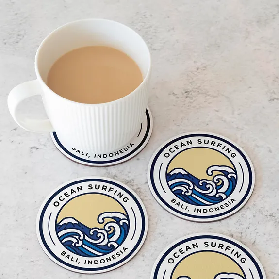 Drinkware - Custom Pulpboard Coasters