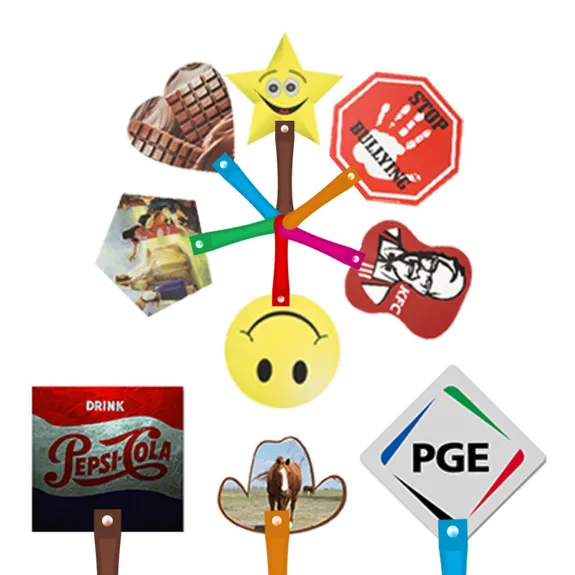 Hand Fans - Custom Full Color Hand Fan
