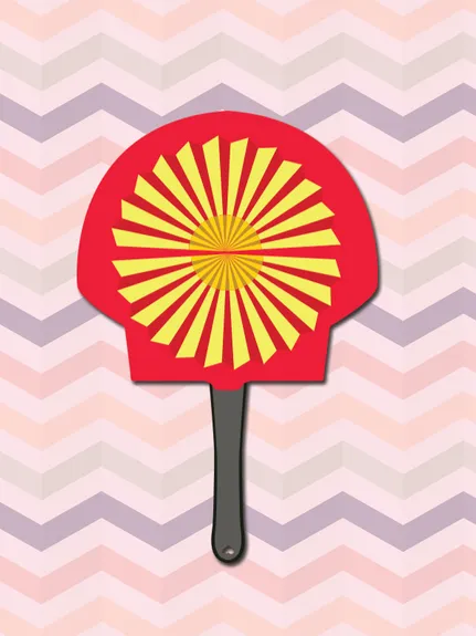 Hand Fans - Custom Shape Fan