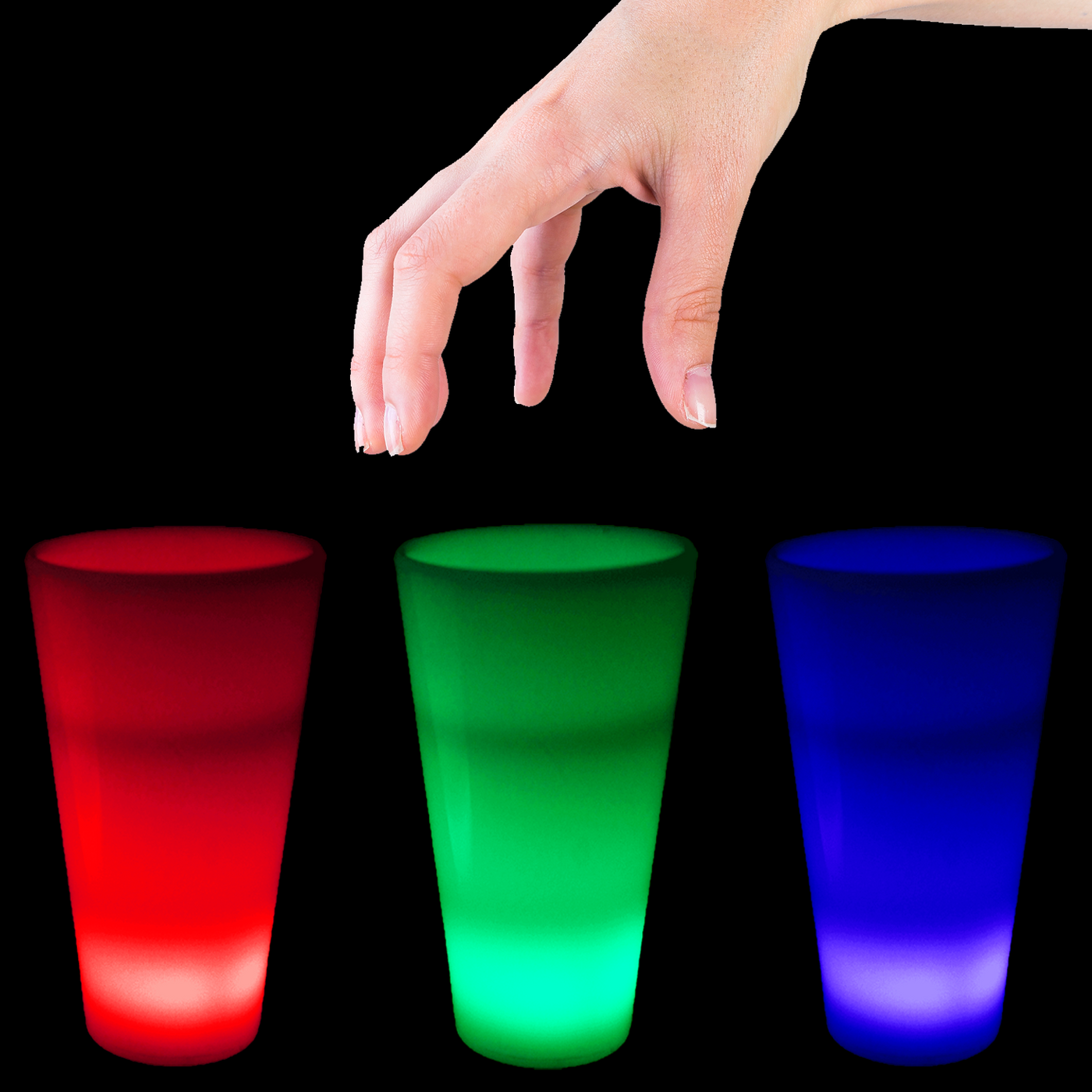 Glow in the Dark LED Light Up Shot Glass - 2 oz | CustomTattooNow.com ...