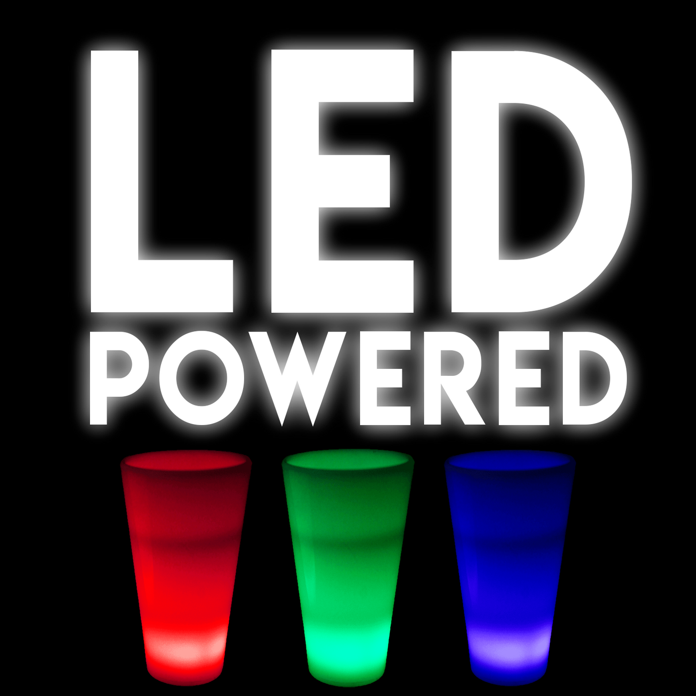 Glow in the Dark LED Light Up Shot Glass - 2 oz | CustomTattooNow.com ...