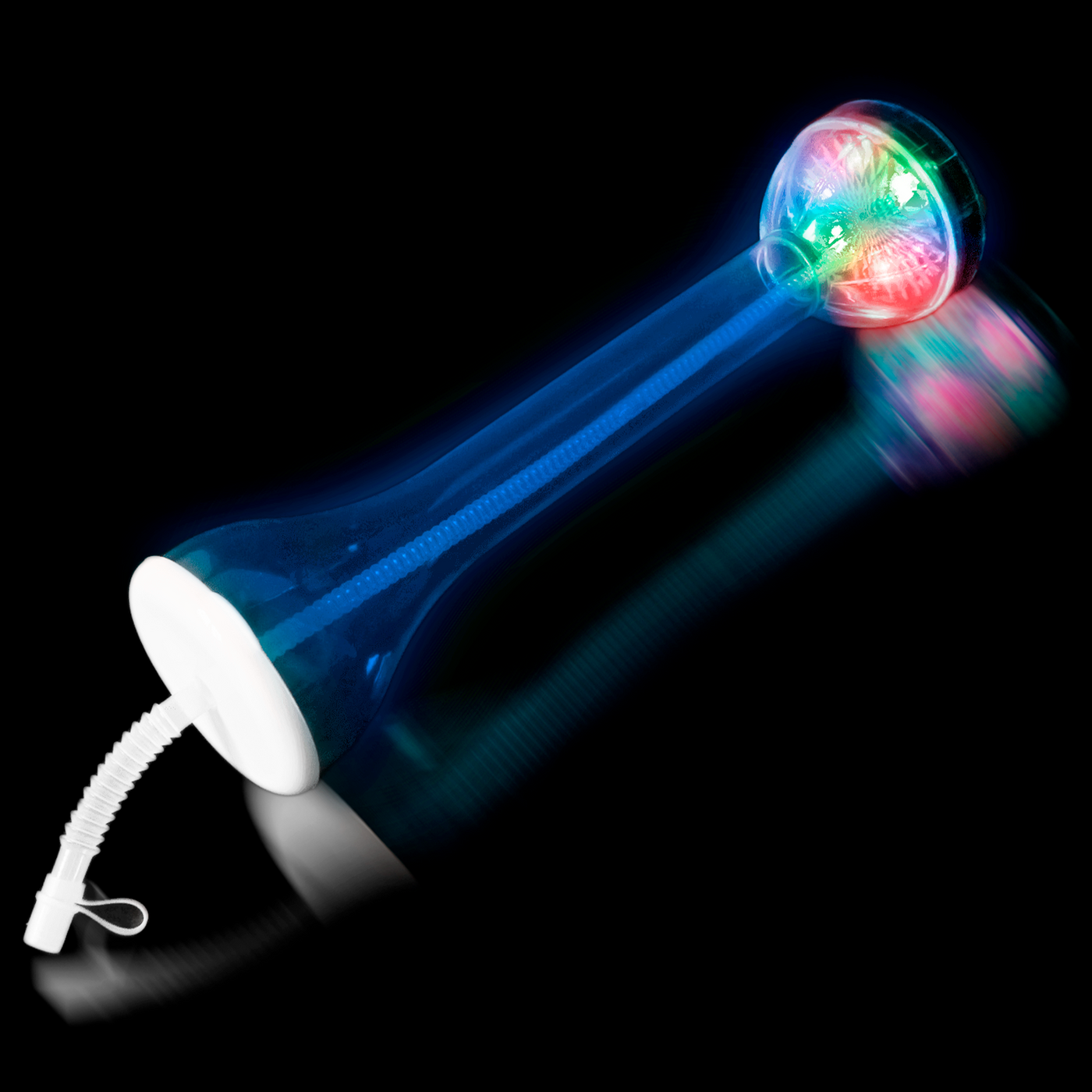 17oz Flashing Light-Up Yard Glass - Blue (14" tall) | CustomBalloonNow ...