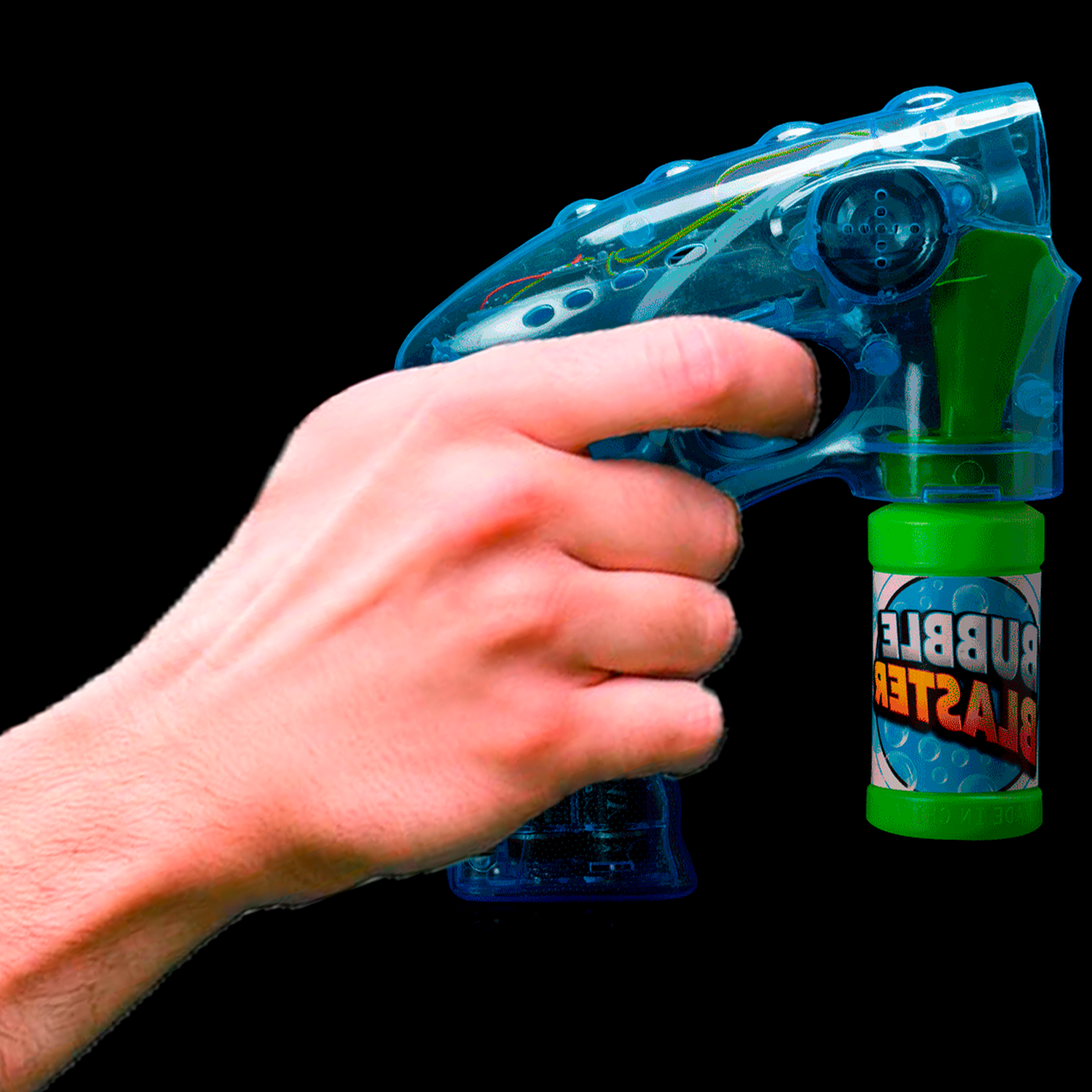 7" Light-Up Blue Bubble Blaster | CustomLanyard.net | SKU# 9371