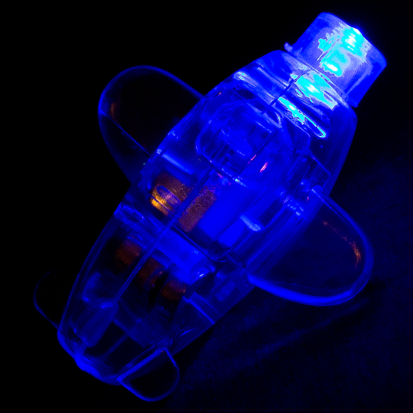 1.5" Light-Up Plane Finger Lights- Blue | WristBandToday.Ca | SKU# 8964