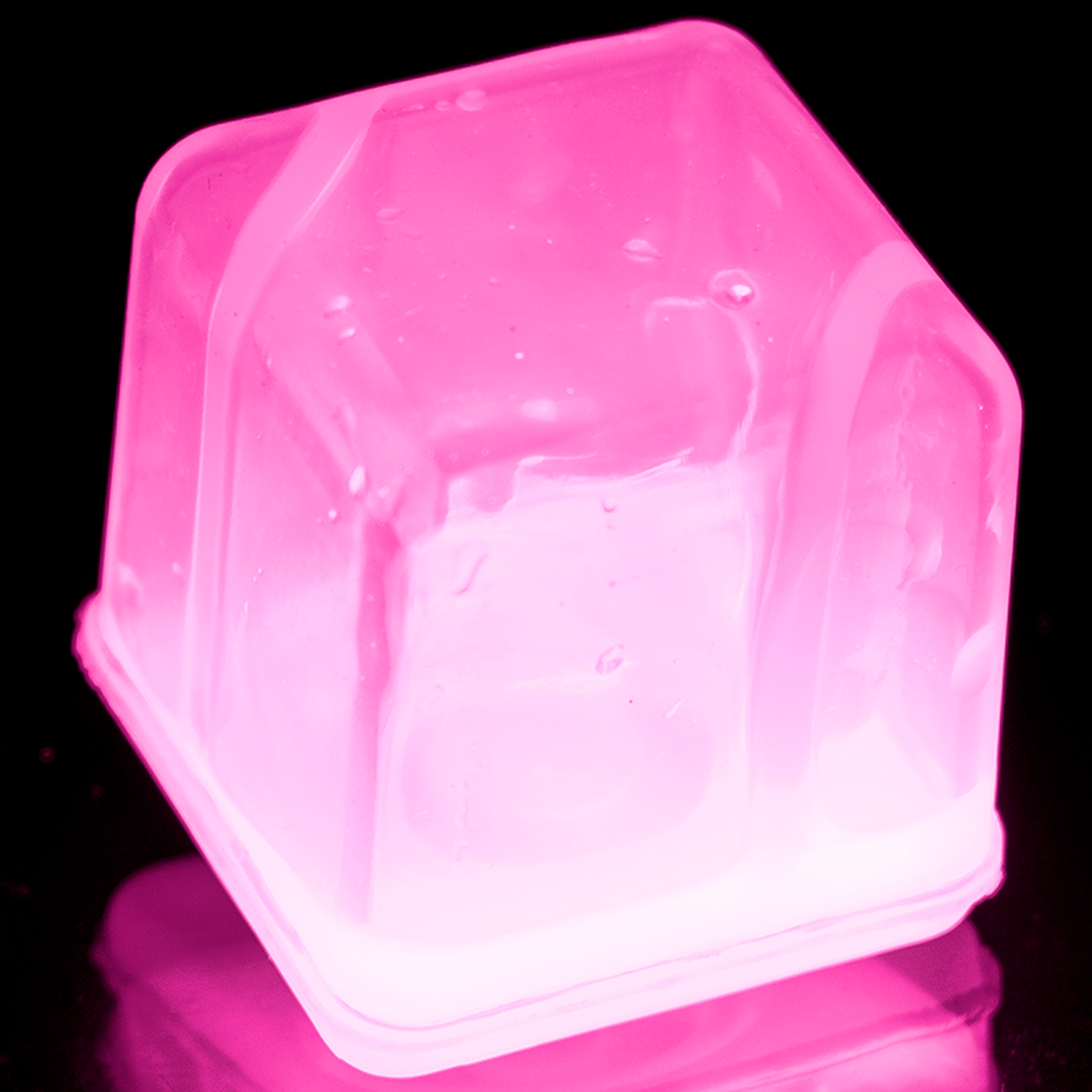 LED Light Up Ice Cubes - Pink | CustomButtonsNow.com | SKU# 10544