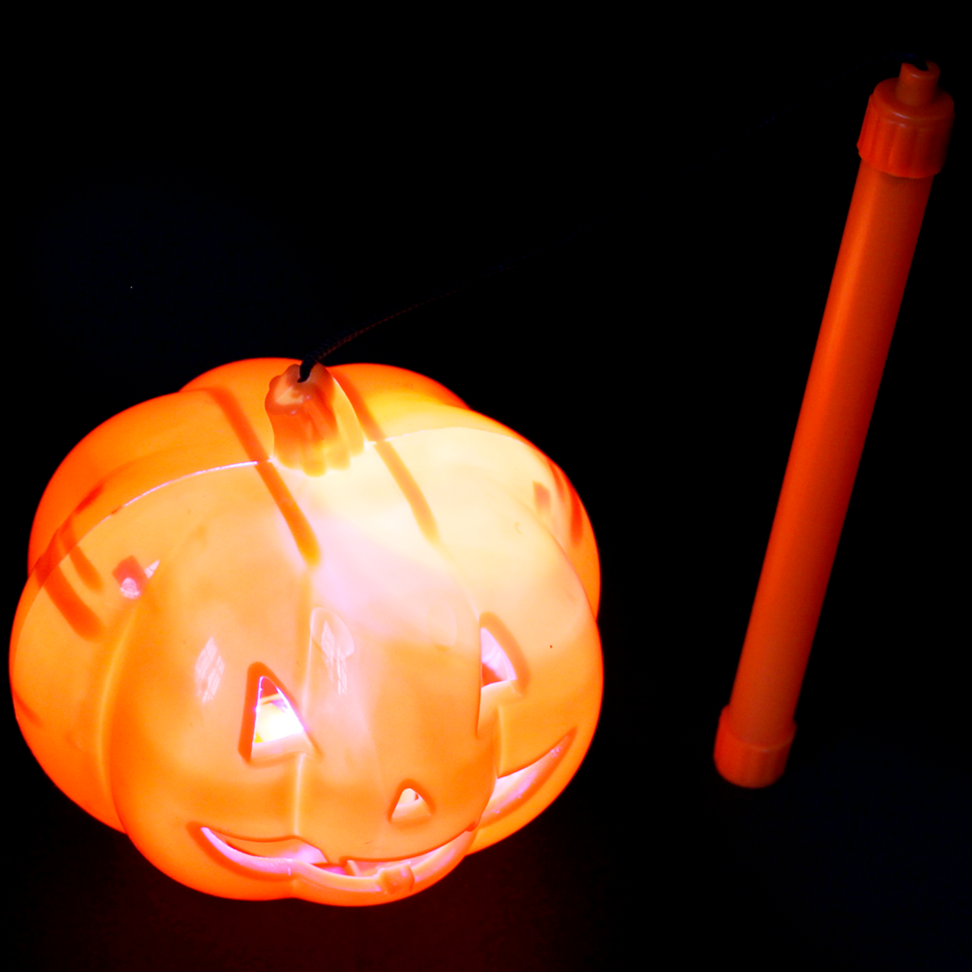 LED Light-Up Pumpkin Lantern | CustomButtonsNow.com | SKU# 10629