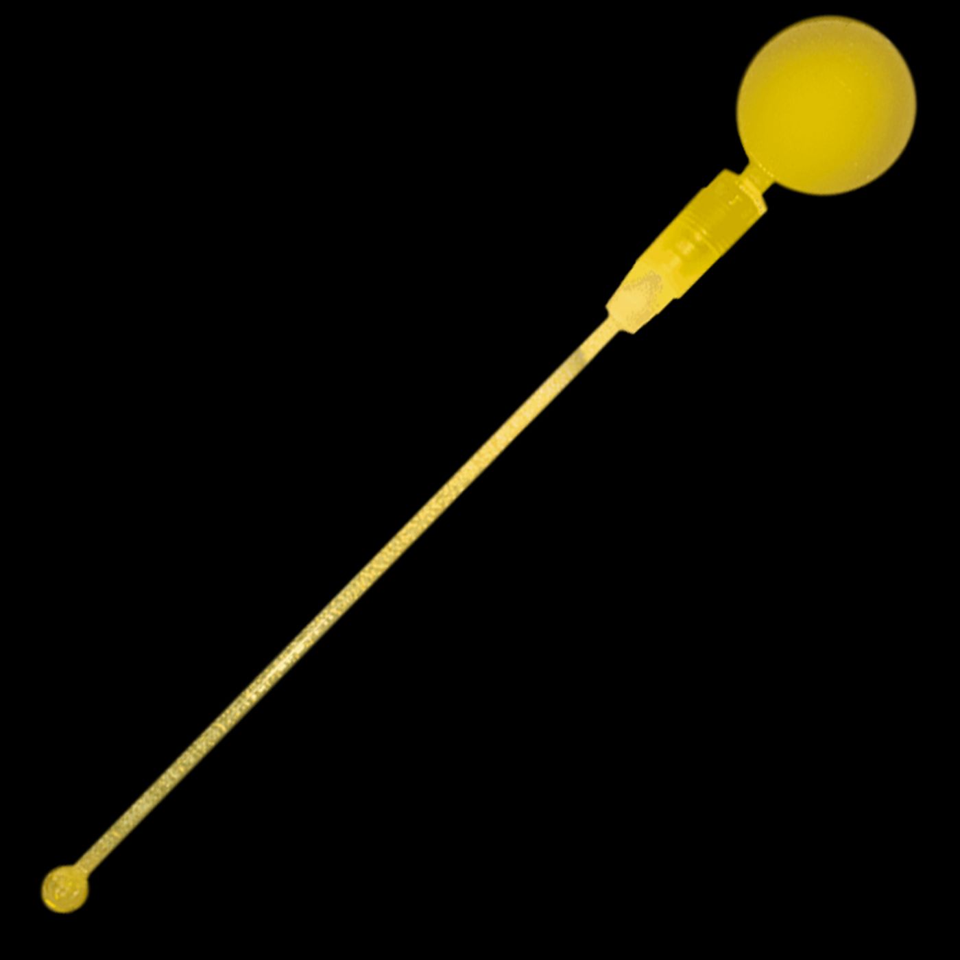 LED Light Up Circle Cocktail Stirrers - Yellow | CustomButtonsNow.com ...