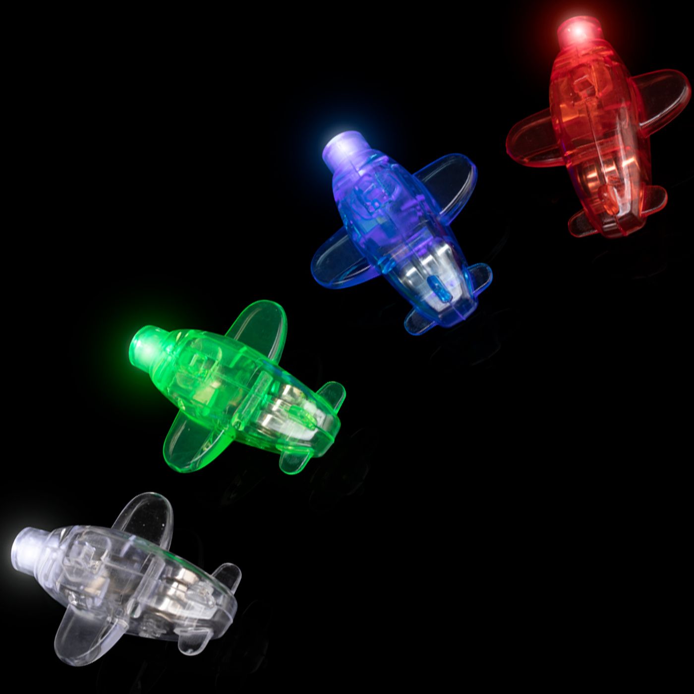 1.5" Light-Up Plane Finger Lights | CustomLanyard.Ca | SKU# 8963