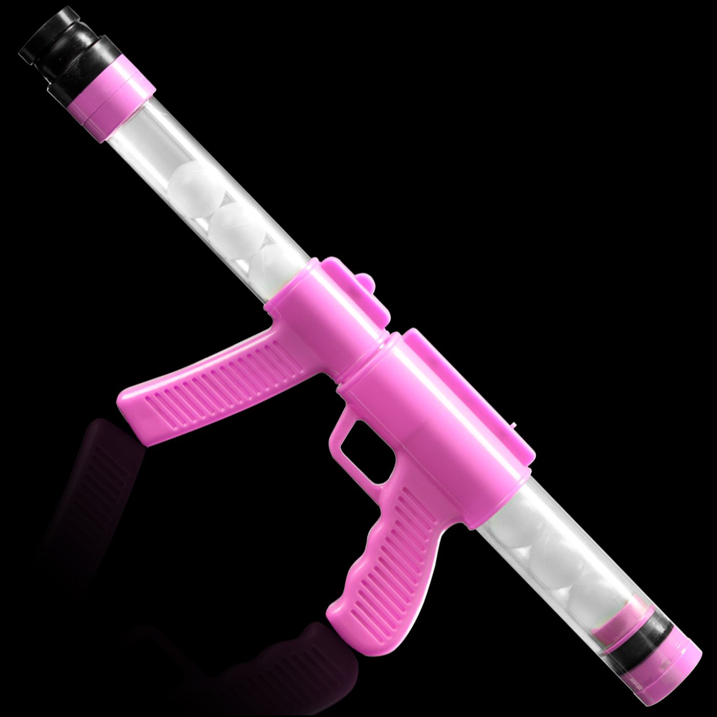 19'' Glow In The Dark Moon Blaster Gun, Pink | Wrist-Band.Com | SKU# 9085