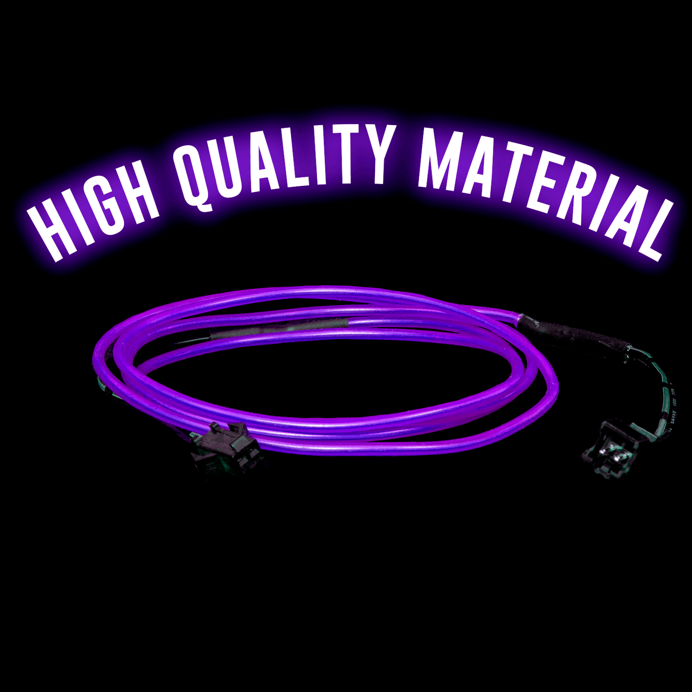 3 Foot Light-Up EL Wire - Purple | Wrist-Band.Com | SKU# 9226