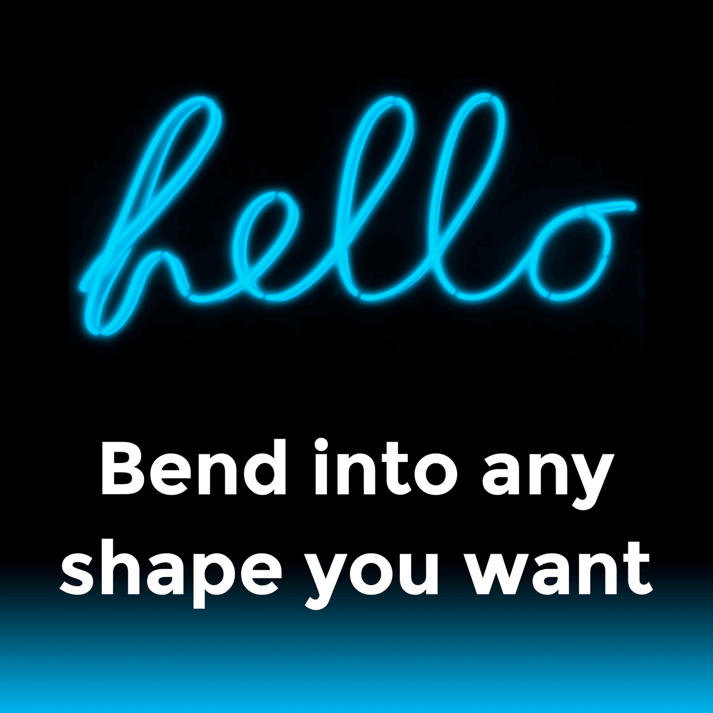 3 Foot Light-Up EL Wire - Aqua | CustomButtonsNow.com | SKU# 9224