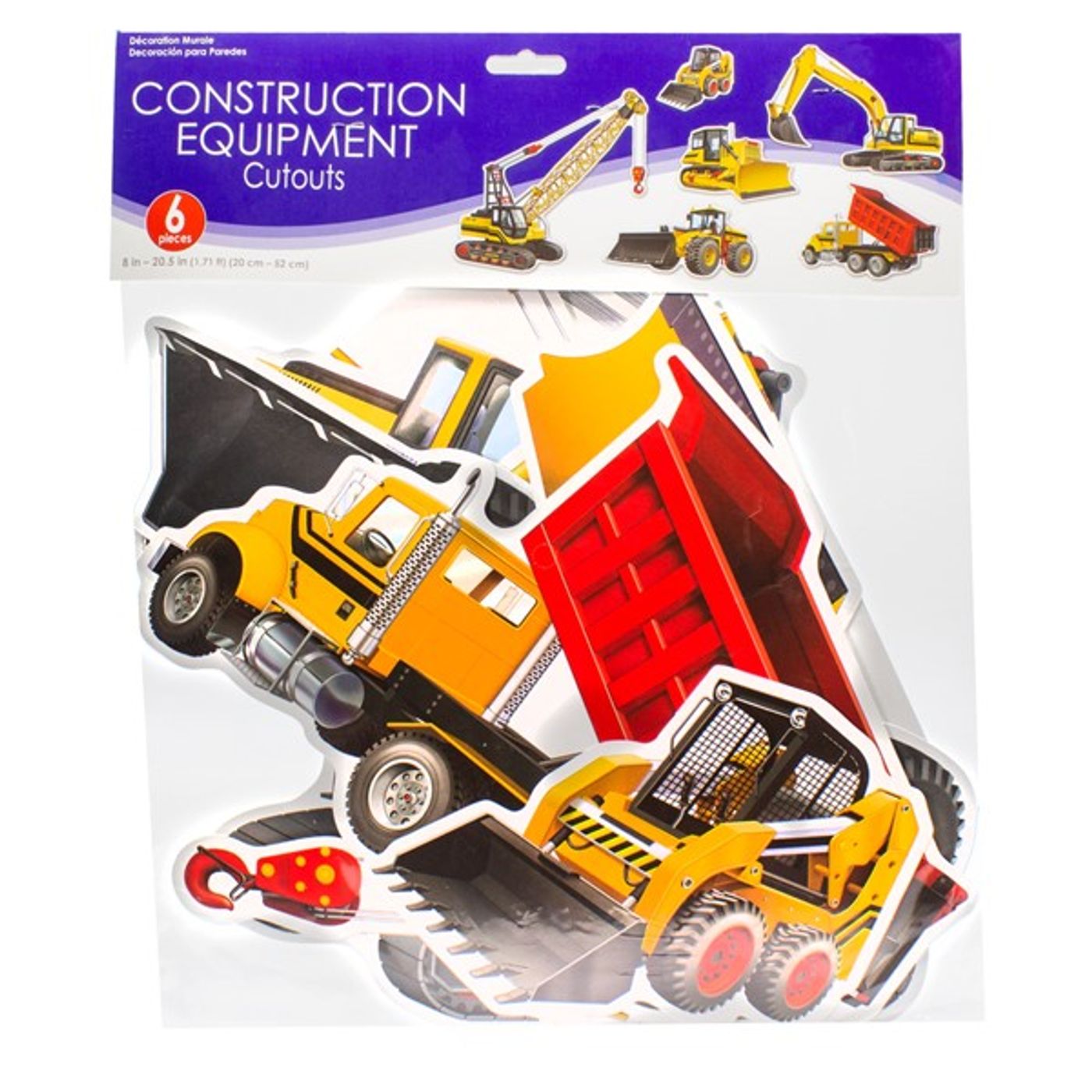 Construction Equipment Cutouts (Per 6 pack) | CustomLanyard.net | SKU ...