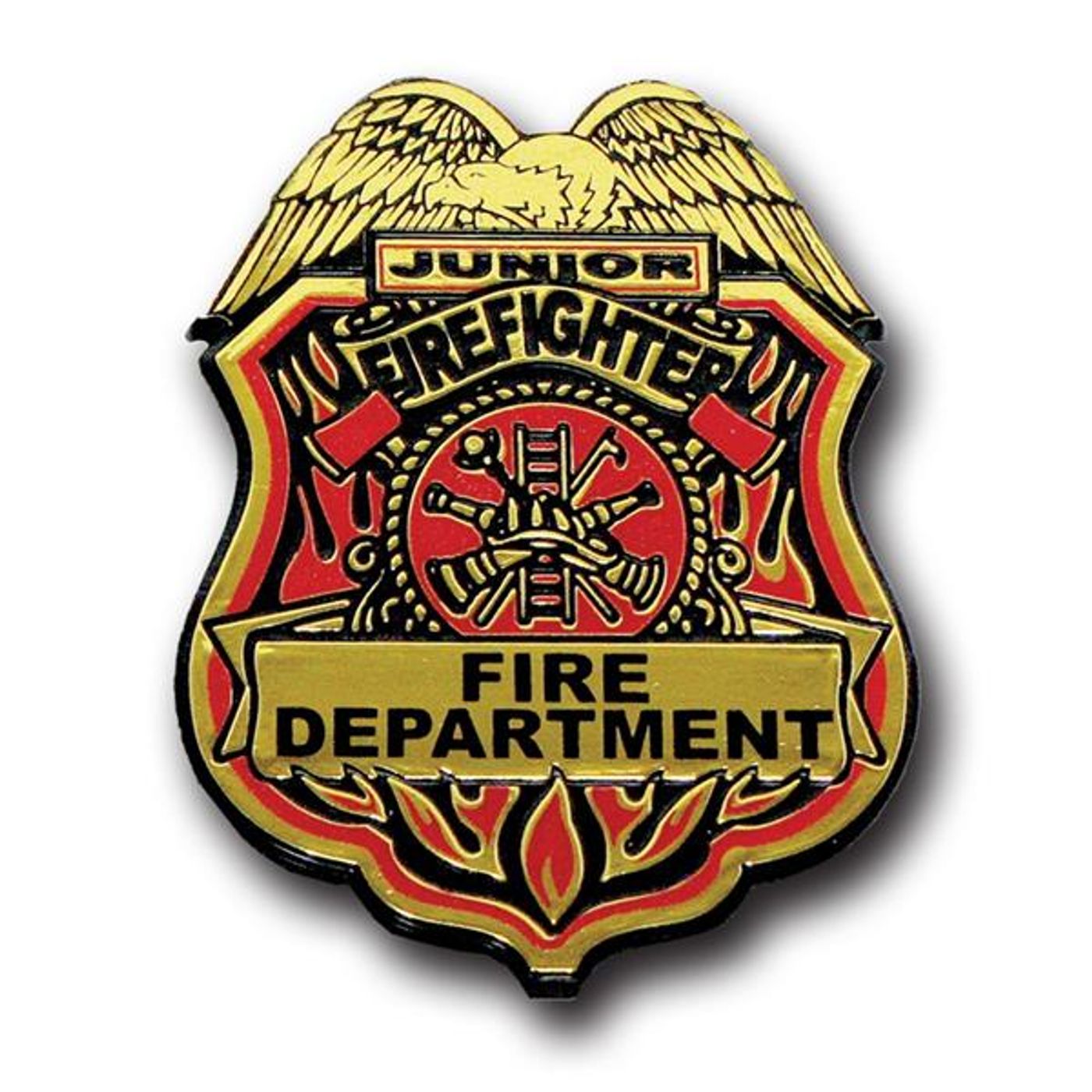 Firefighter Junior Badges (Per 12 pack) | CustomLanyard.net | SKU# 14307