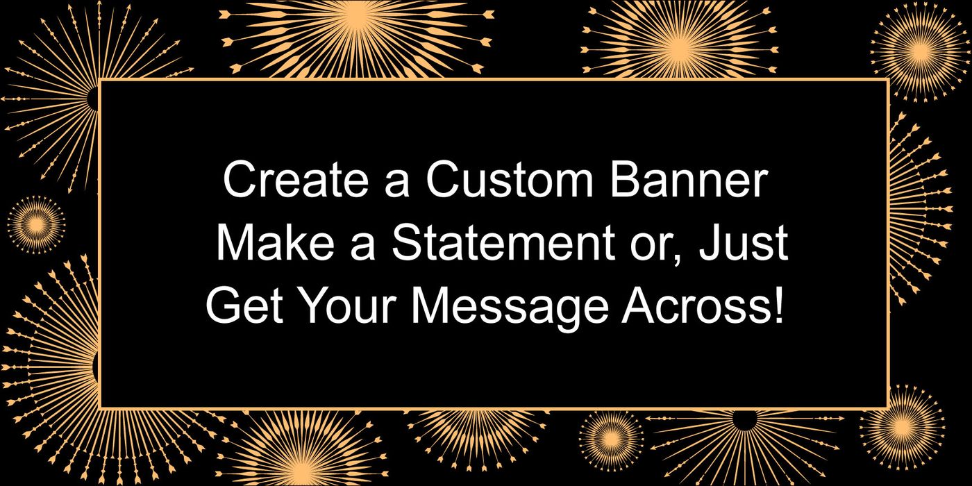 Celebrate Custom Banner - 24 x 48 | CustomLanyard.net | SKU# 13808