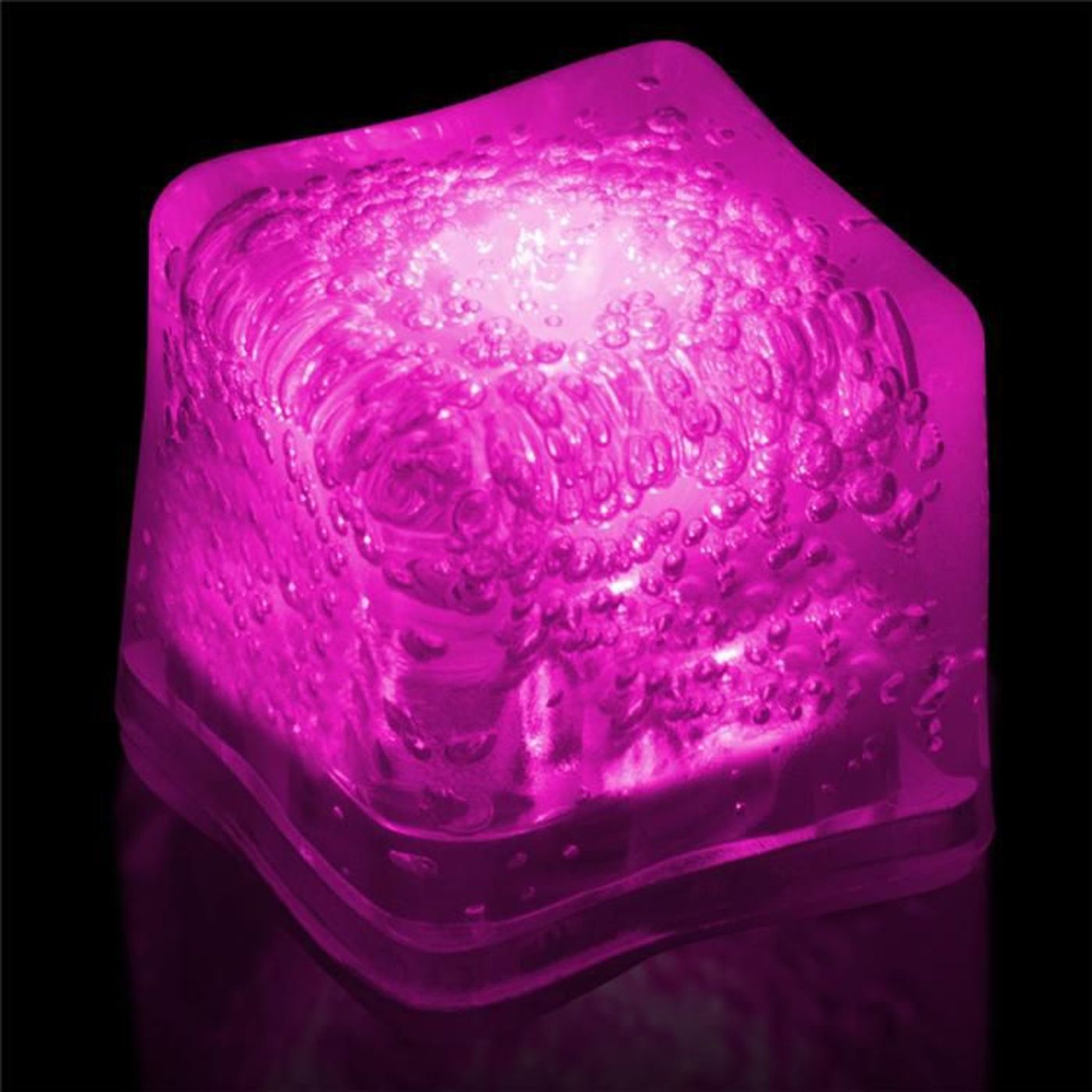 LED Pink Ice Cubes (Per 12 pack) | CustomLanyard.net | SKU# 12324