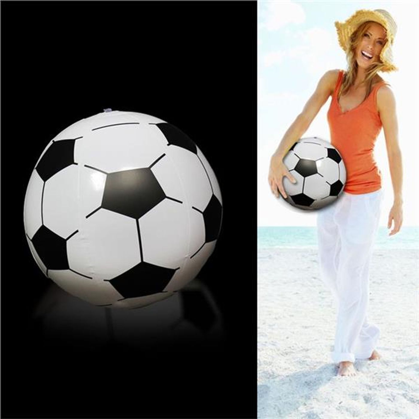 Inflatable Giant 16" Soccer Balls (Per 12 pack) | CustomLanyard.net ...