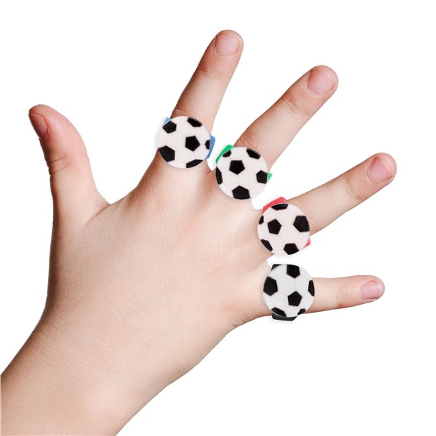 Soccer Ball Rings (Per 12 pack) | CustomLanyard.net | SKU# 11465