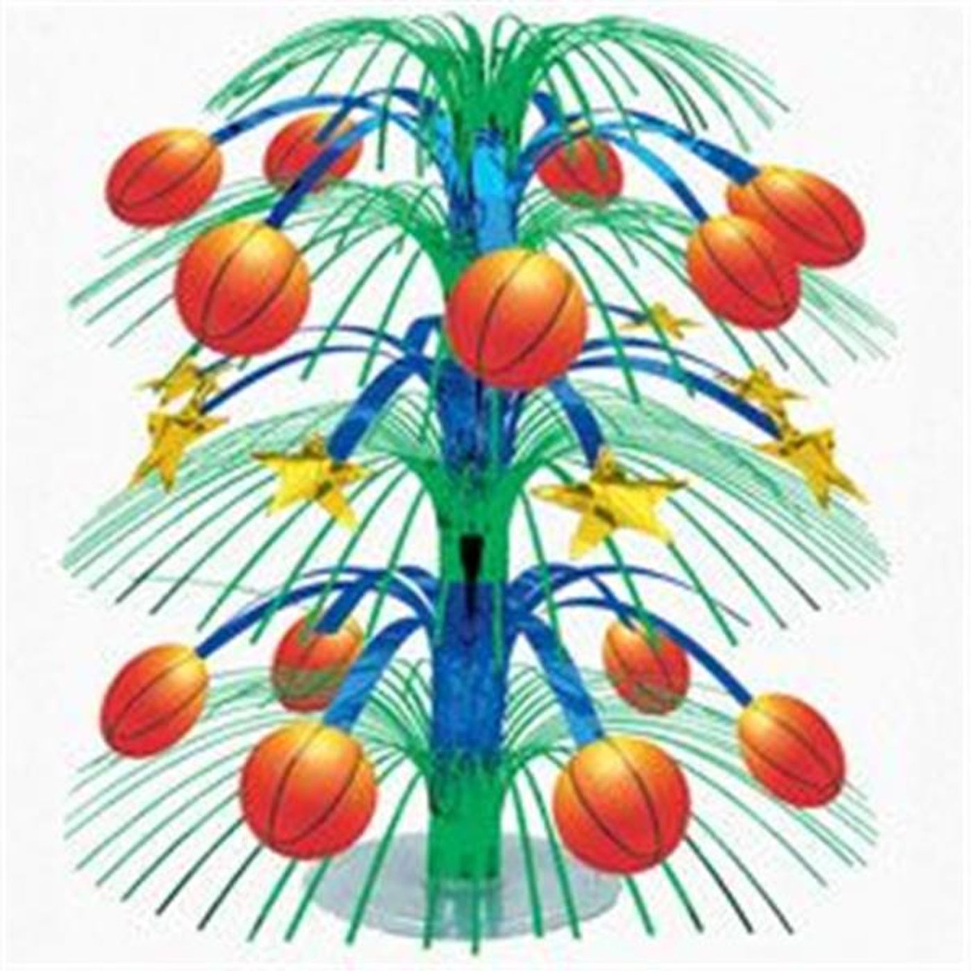 Basketball Cascade 18" Centerpiece | CustomLanyard.net | SKU# 13409