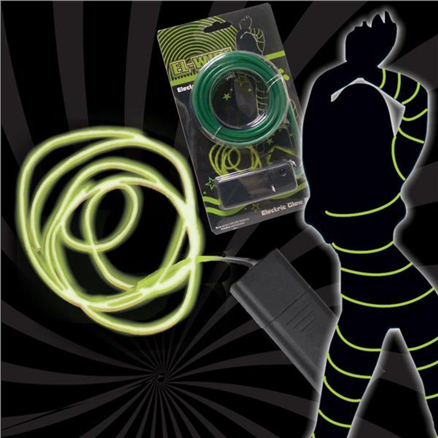 Green El - Wire Costume | CustomLanyard.net | SKU# 12844